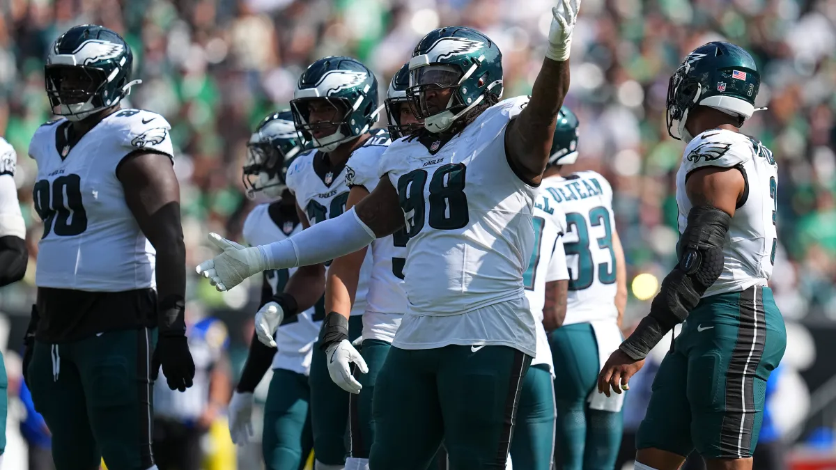 Eagles’ Jalen Carter fined for taunting after his FG block vs. Rams – NBC Sports Philadelphia
