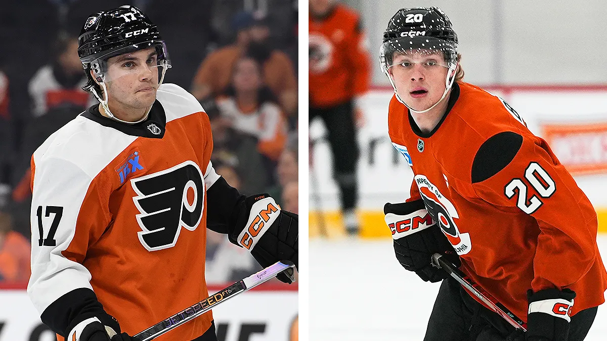 Flyers rookie camp 2025: Alex Bump on intriguing line – NBC Sports ...