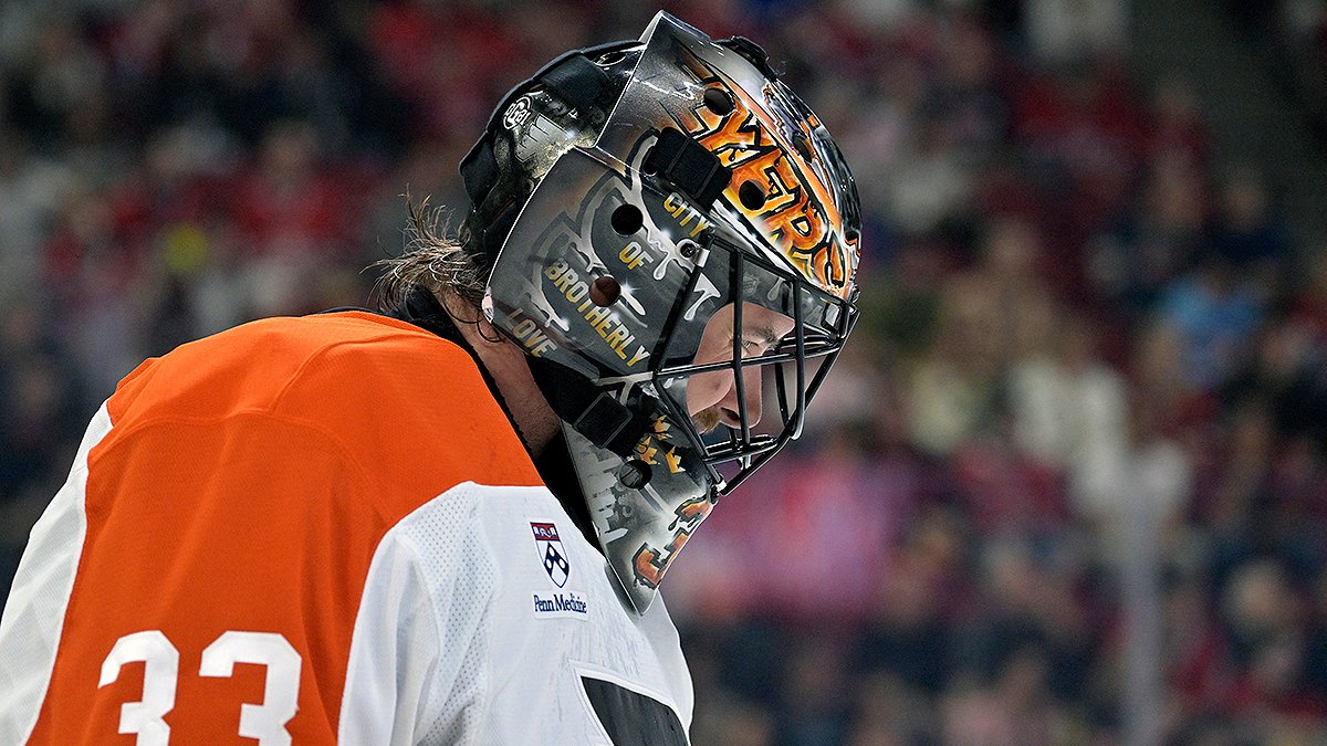 Flyers’ Samuel Ersson suffers injury before practice – NBC Sports ...