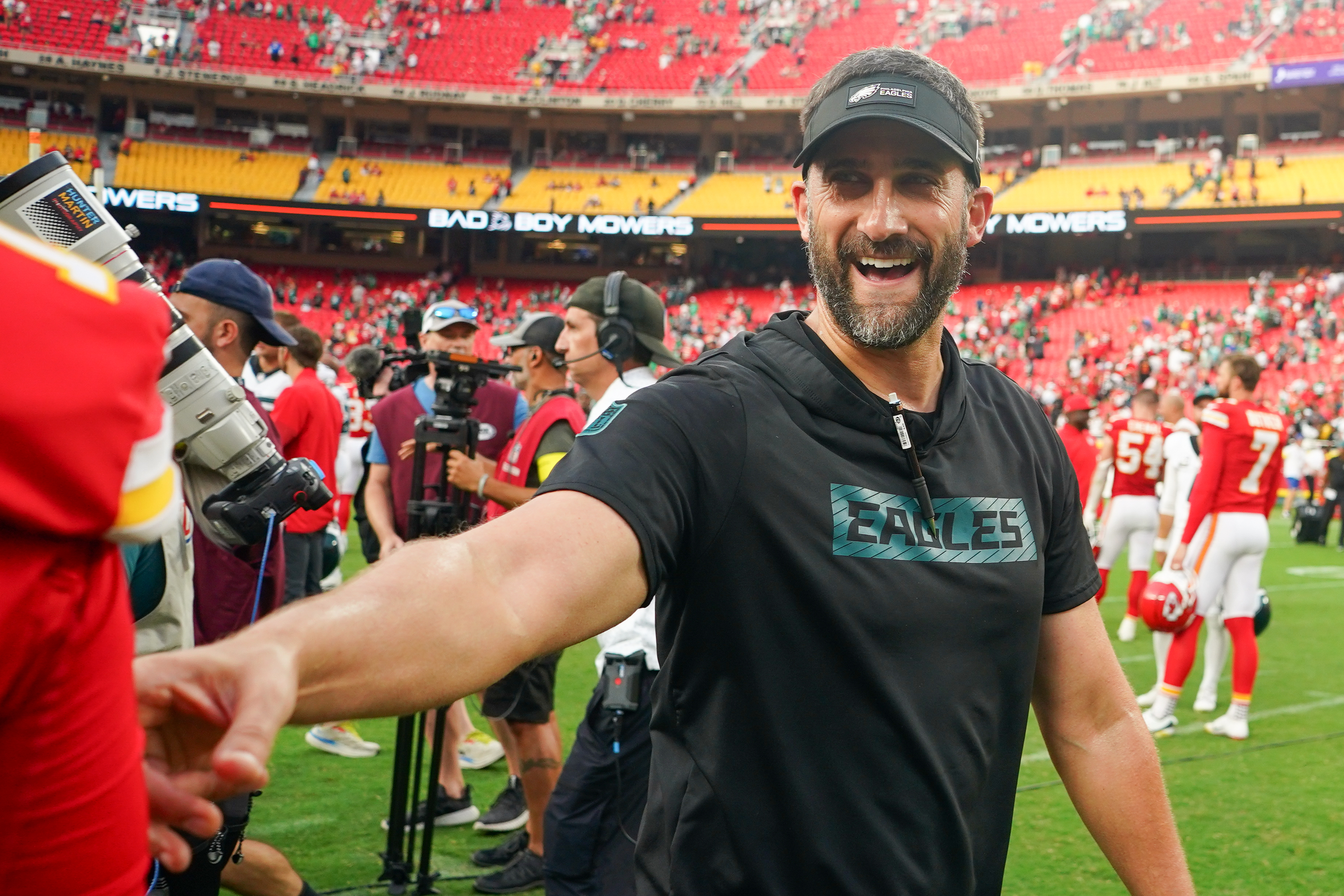 Sirianni responds to false start claim on Eagles’ tush pushes – NBC ...