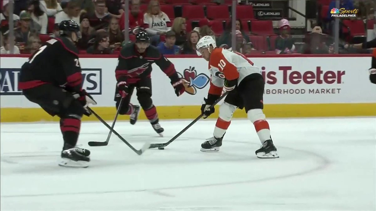 Bobby Brink gives Flyers 2-1 lead with wicked wrister – NBC Sports ...