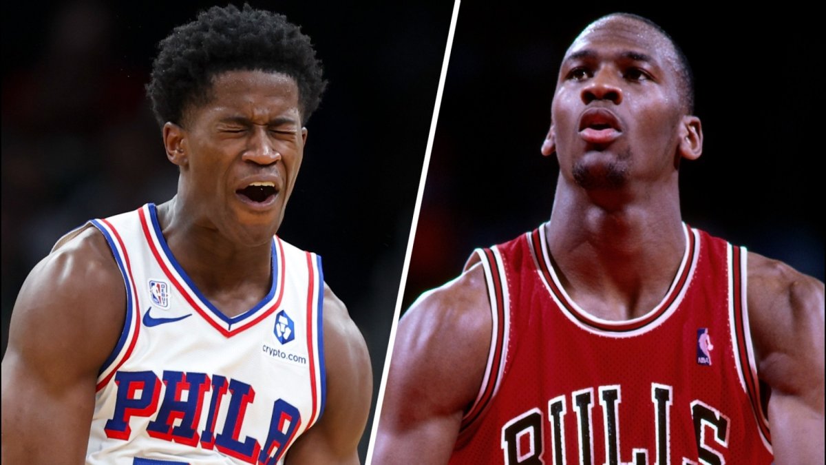Watch VJ Edgecombe makes NBA history next to Michael Jordan – NBC ...