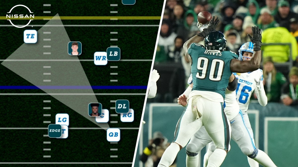 Watch Barrett Brooks break down Eagles’ INT against Lions – NBC Sports Philadelphia