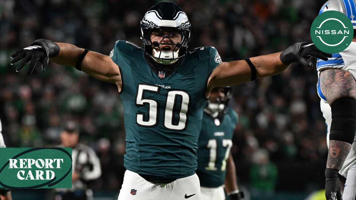 Eagles grades by position after gritty win over Lions – NBC Sports ...