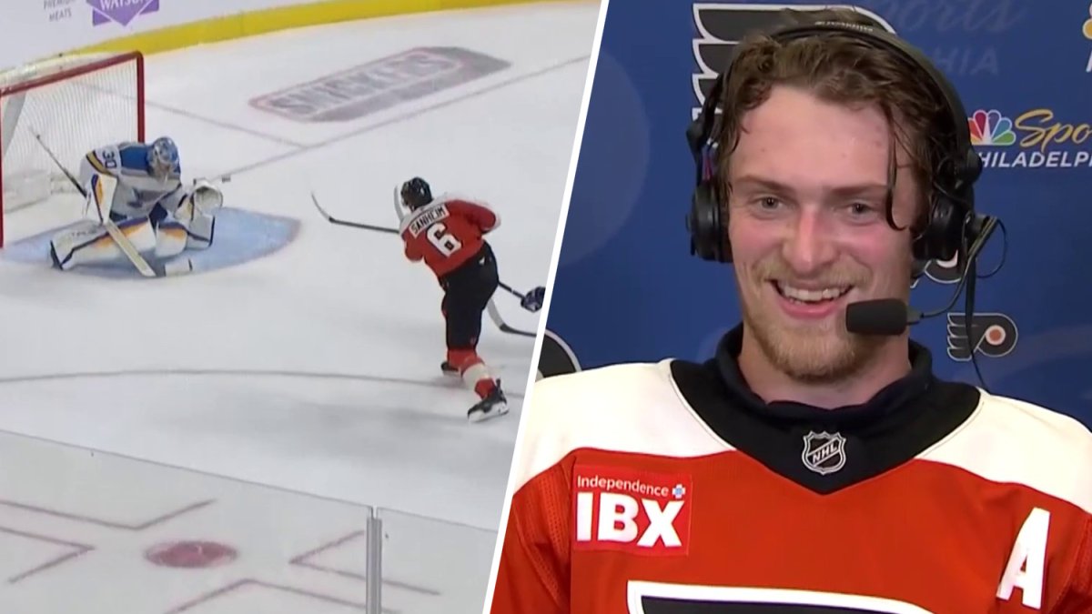 Watch Travis Sanheim reflect on his game-winner over the Blues – NBC ...
