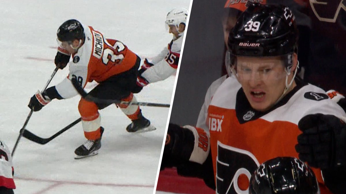 Watch Matvei Michkov scores to get Flyers on the board – NBC Sports ...