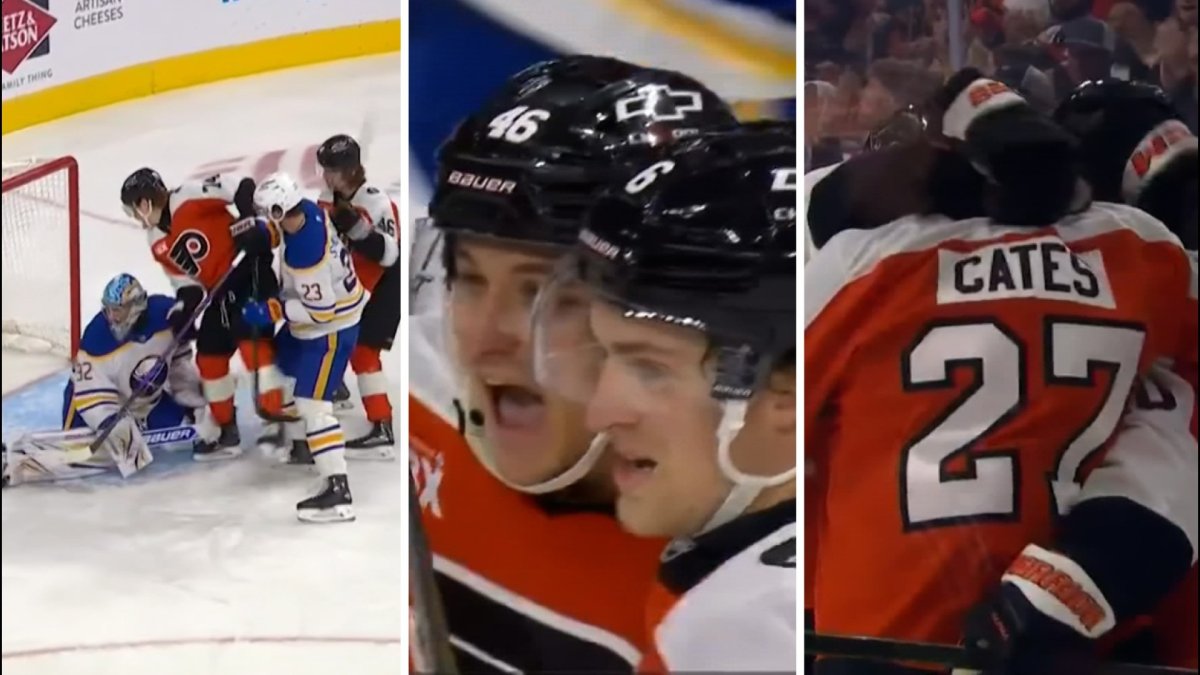 Watch Flyers score three goals in under a minute against Sabres – NBC ...