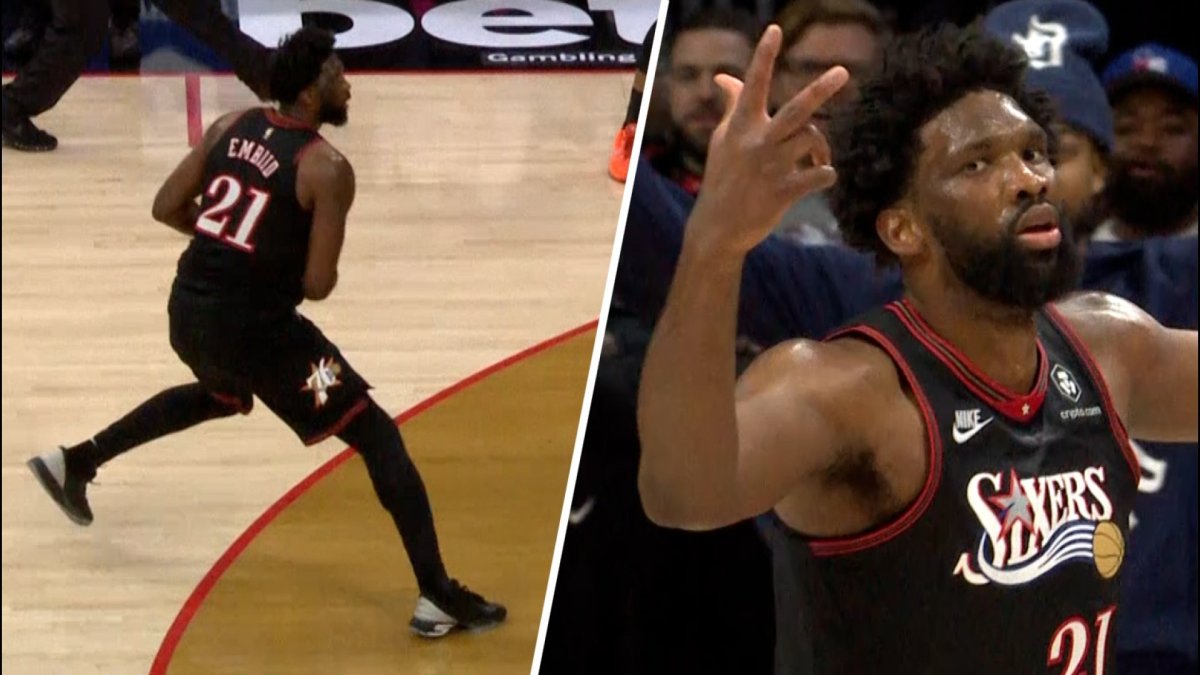 Watch Joel Embiid step back three Sixers vs Pacers – NBC Sports ...