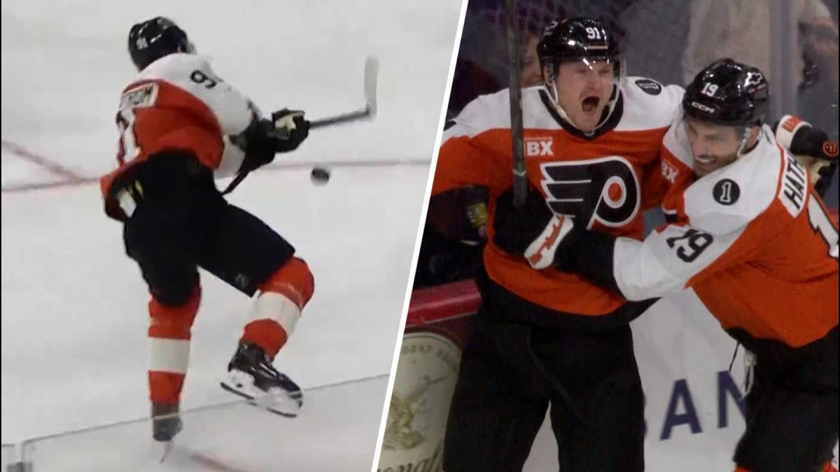 Watch Carl Grundstrom scores Flyers vs Hurricanes highlights – NBC ...