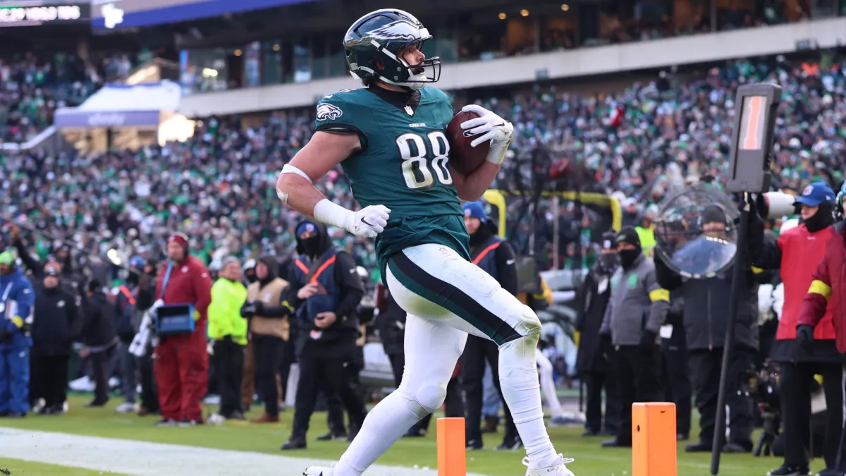 Dallas Goedert enjoying red zone chances on brink of franchise record ...