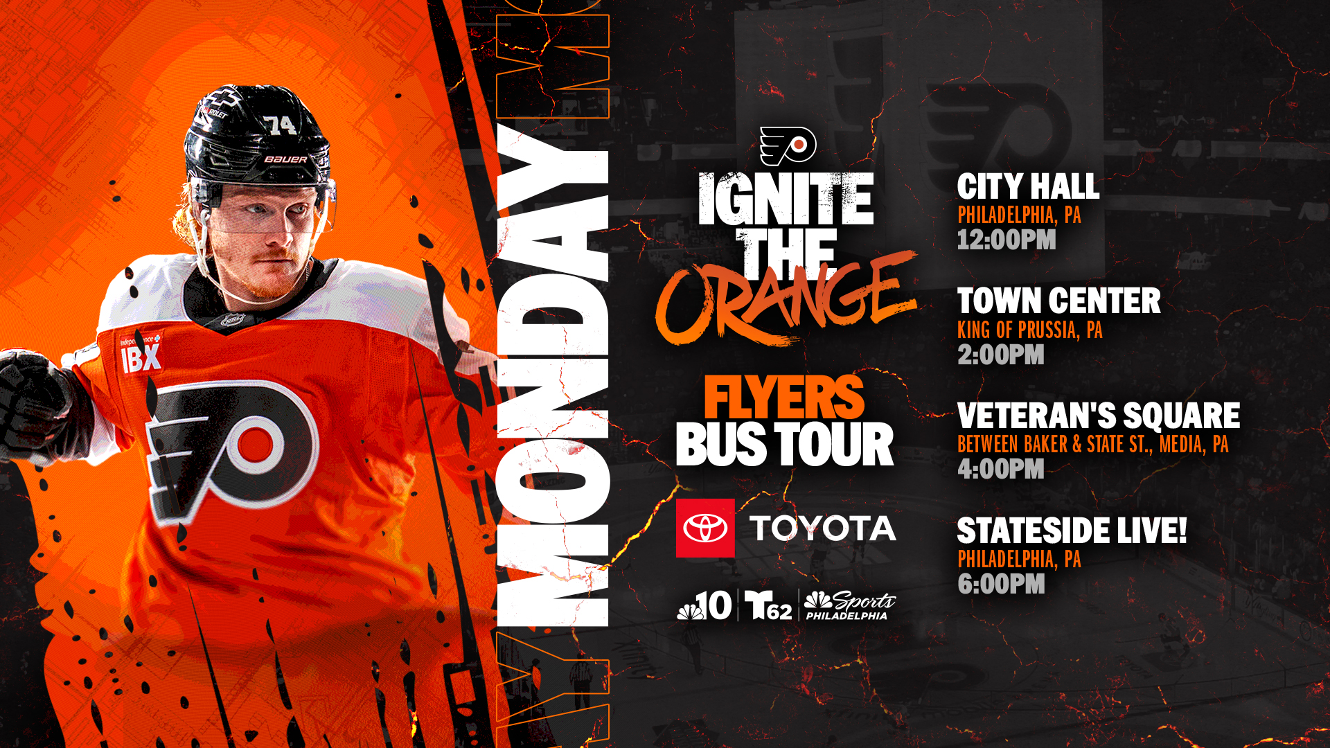 Flyers playoff bus arrives ahead of Game 2 vs. Penguins – NBC Sports ...