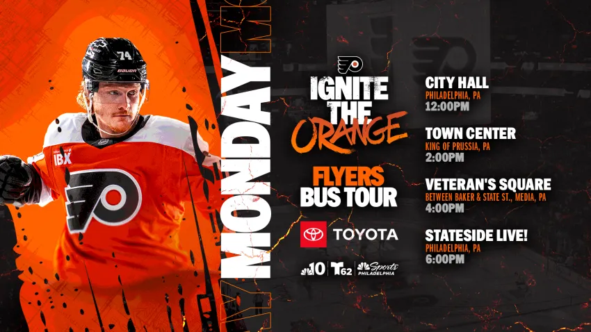 Flyers playoff bus arrives ahead of Game 2 vs. Penguins – NBC Sports ...