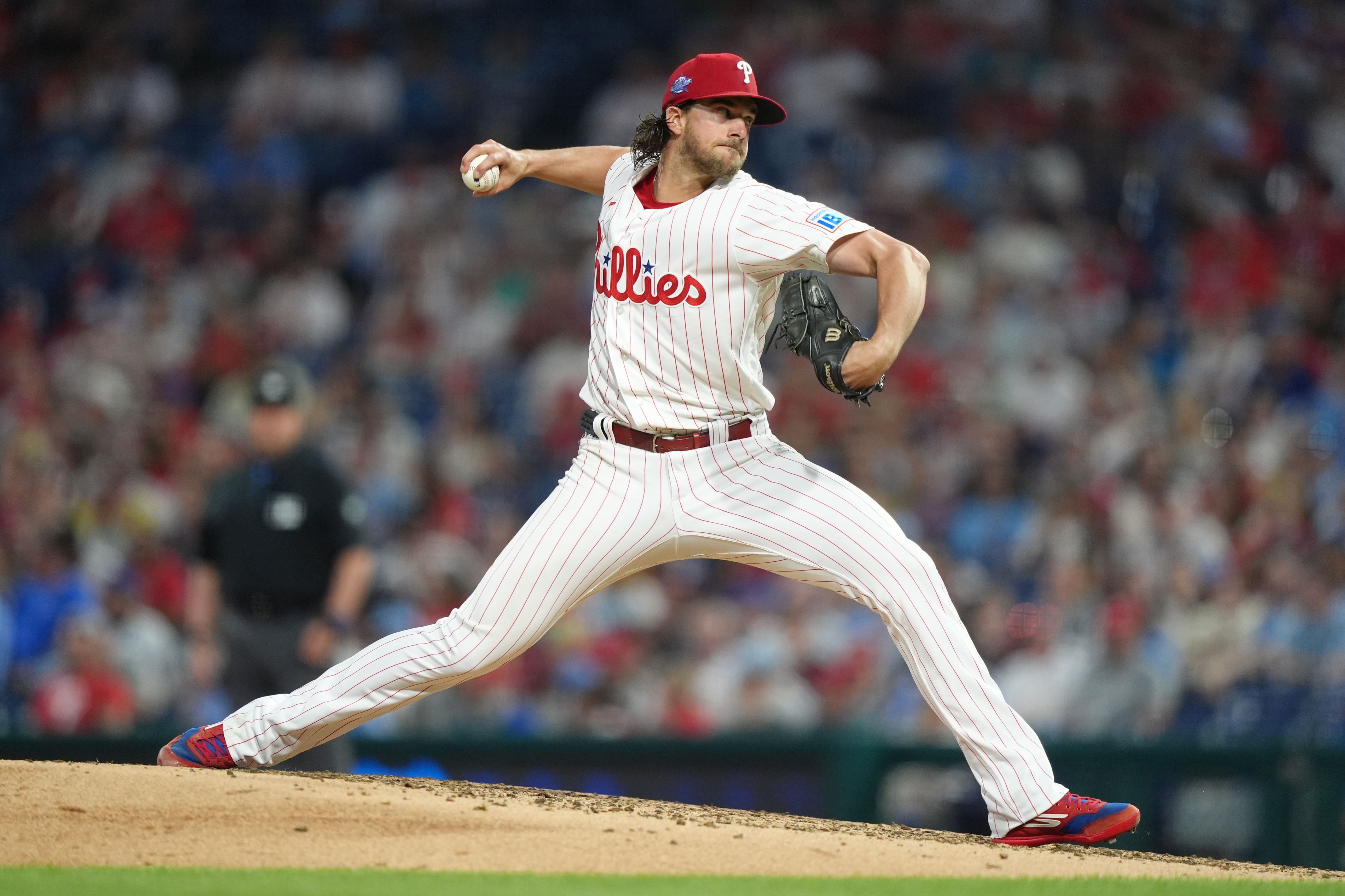 Aaron Nola grinds through five as Phillies fall to Cubs – NBC Sports ...
