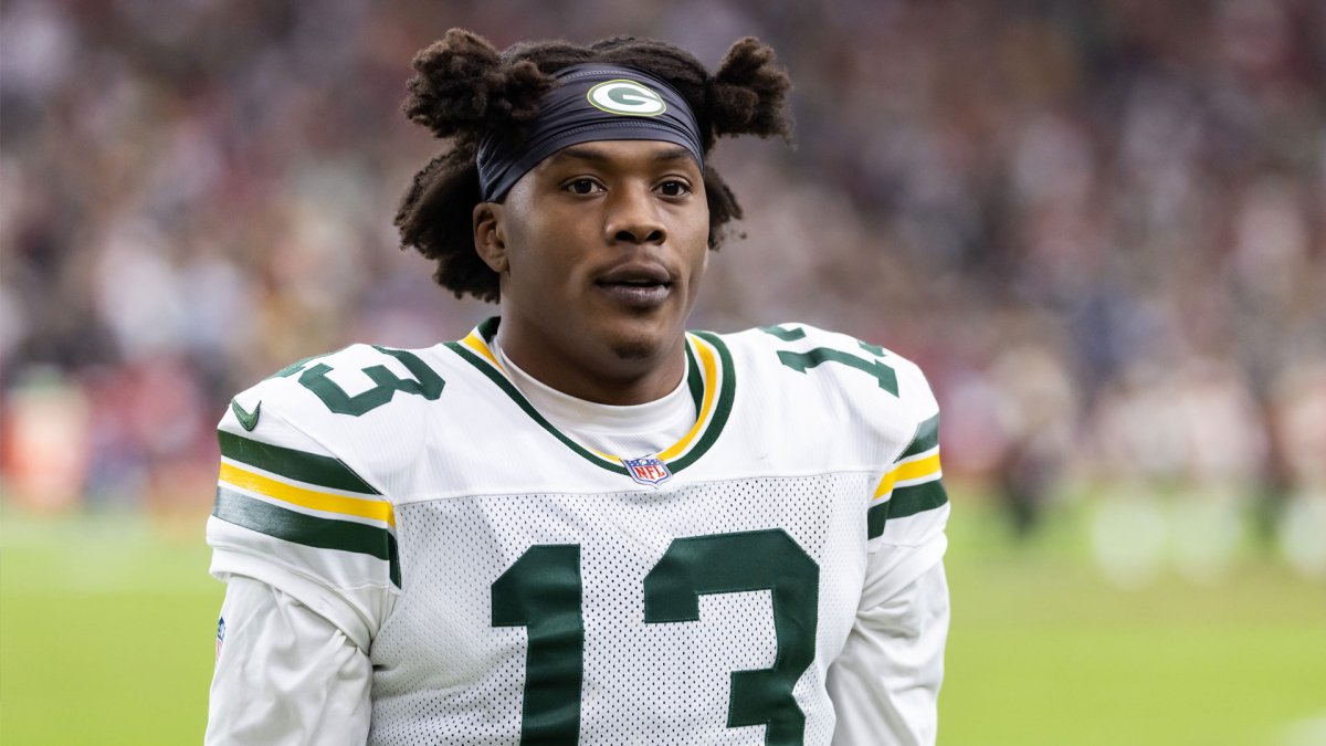 Eagles acquire WR Dontayvion Wicks in trade with Packers – NBC Sports ...