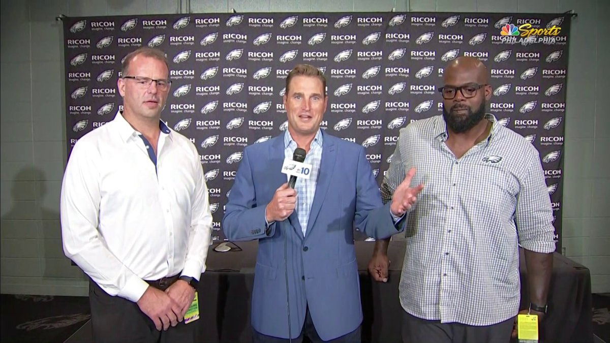 Jon Runyan & Tra Thomas on being inducted into the Eagles Hall of Fame ...