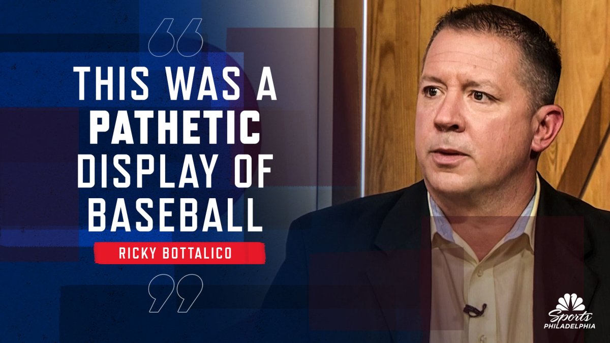 It’s not the bullpen Ricky Bottalico is upset with, it’s the whole team ...