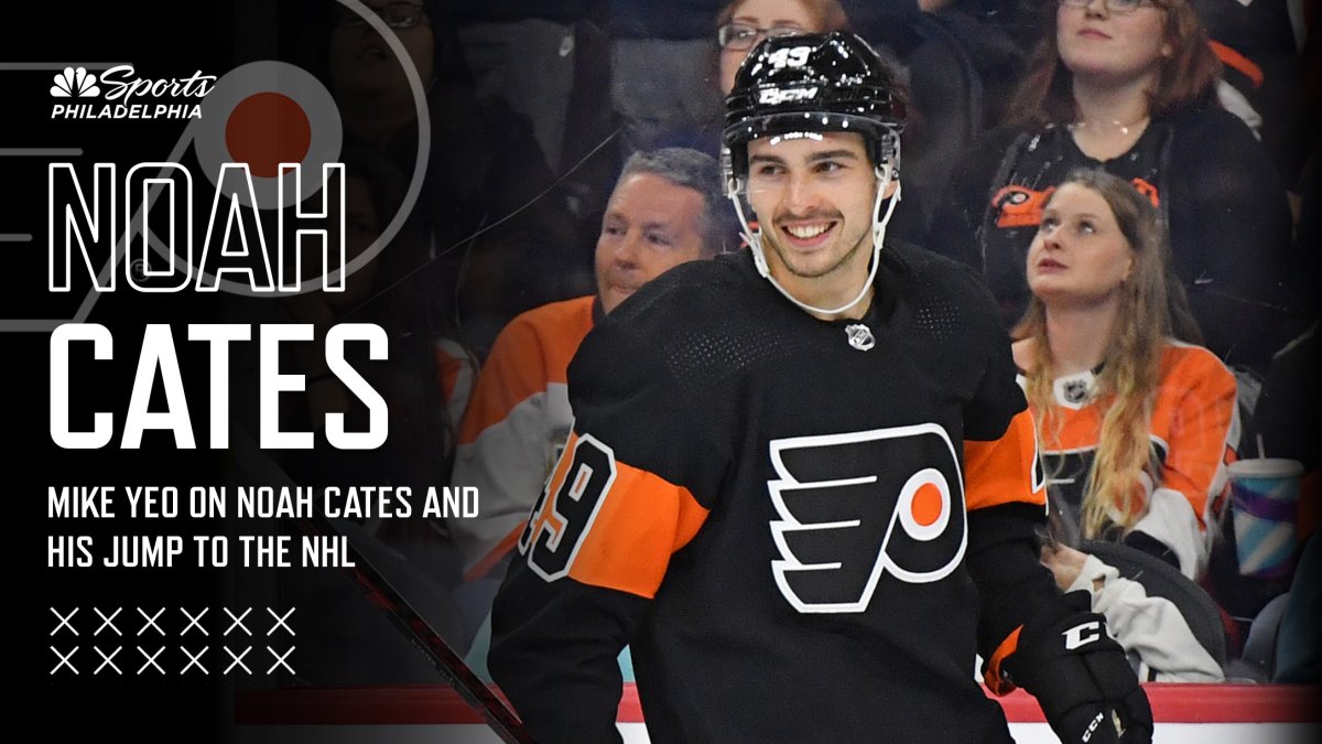 Flyers interim head coach Mike Yeo on Noah Cates’ impressive jump to ...