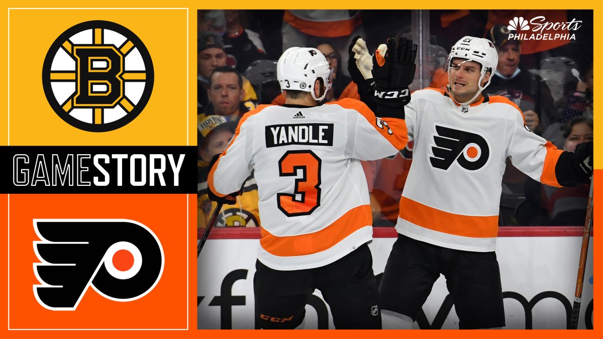 Flyers improve to 2-0-1 after beating Bruins, 6-3 – NBC Sports Philadelphia