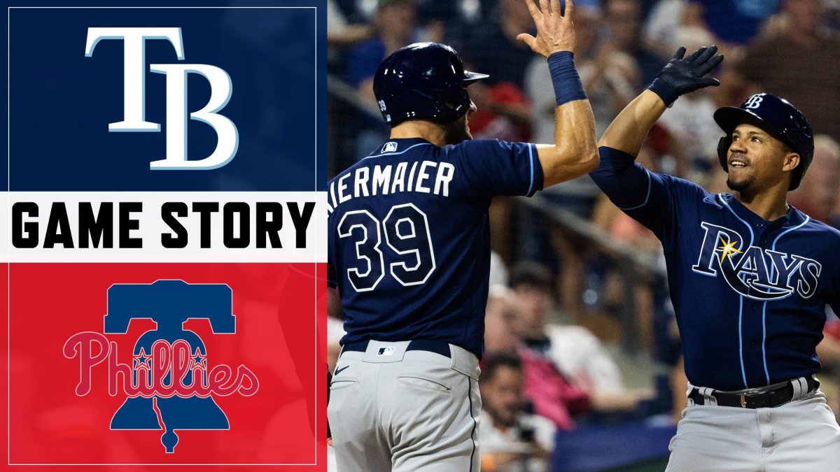 Rays sweep Phillies after more late inning heroics – NBC Sports ...