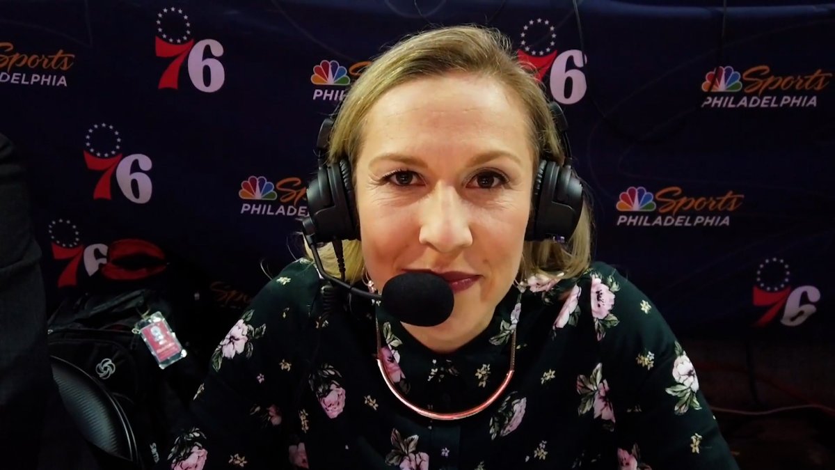 Kate Scott begins first season as the ‘voice of the Philadelphia 76ers ...
